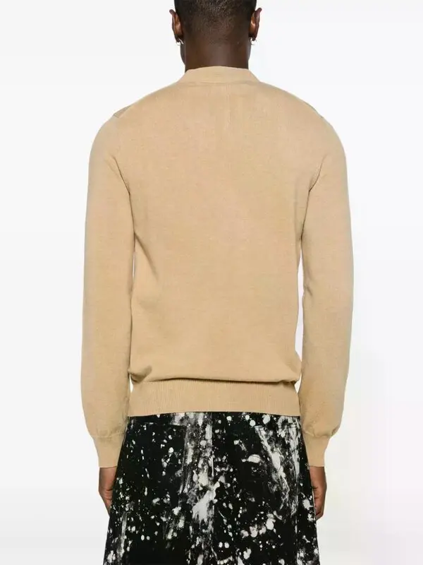 Play Comme Des Garcon Heart-patch Wool Cardigan