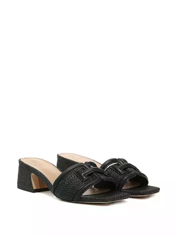 Sam Edelman 45mm Waylon Textured Block-heel Sandals