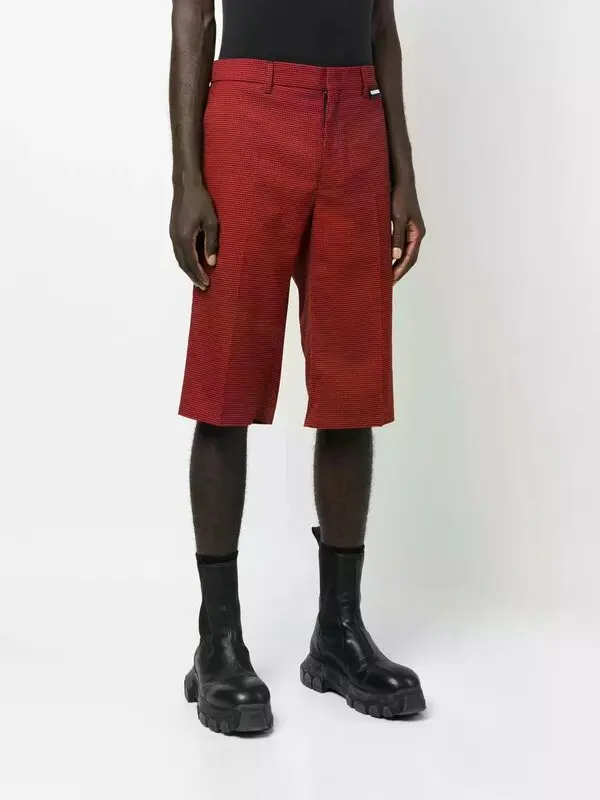Vetements Houndstooth Tailored Shorts