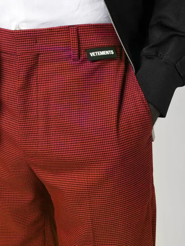 Vetements Houndstooth Tailored Shorts