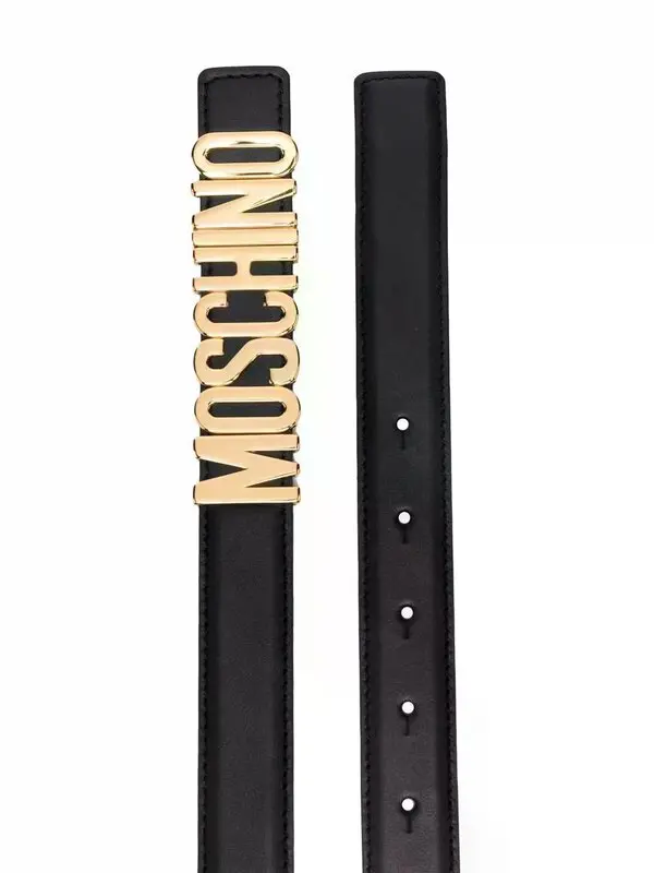 Moschino Buckle Belt - Black
