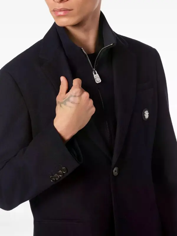 BILLIONAIRE Logo-patch Blazer
