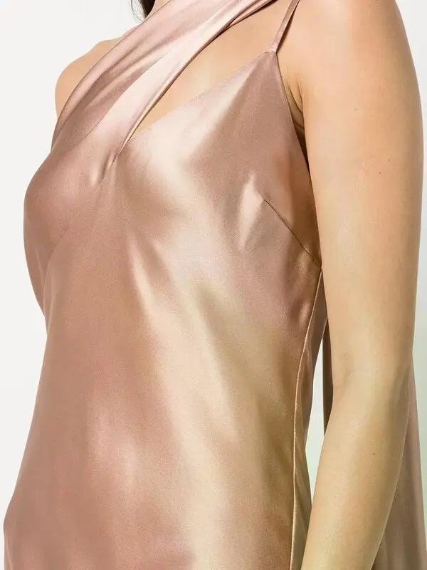 Michelle Mason Draped-panel Silk Gown