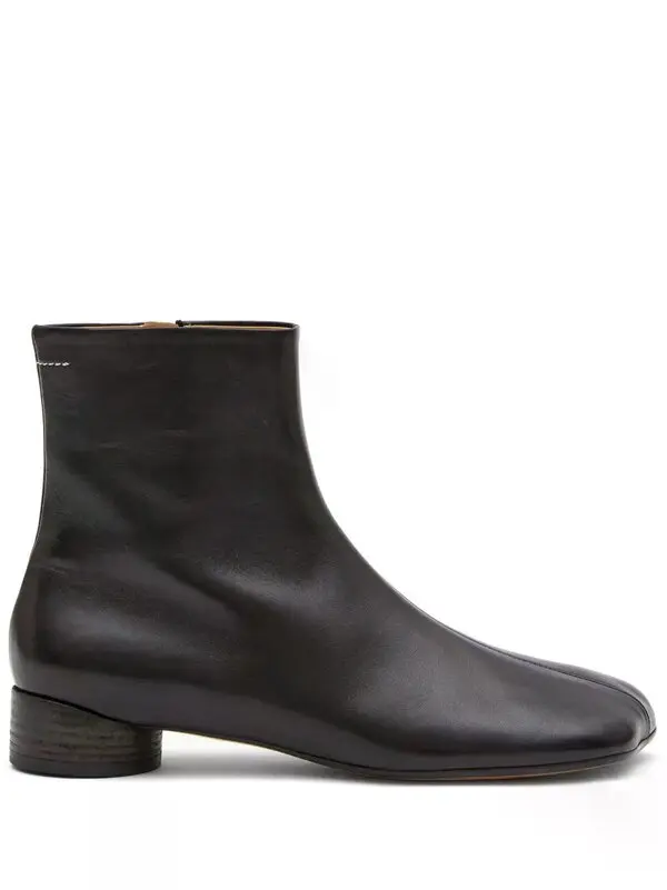 MAISON MARGIELA Anatomic Leather Ankle Boots - Black
