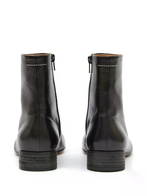 MAISON MARGIELA Anatomic Leather Ankle Boots - Black