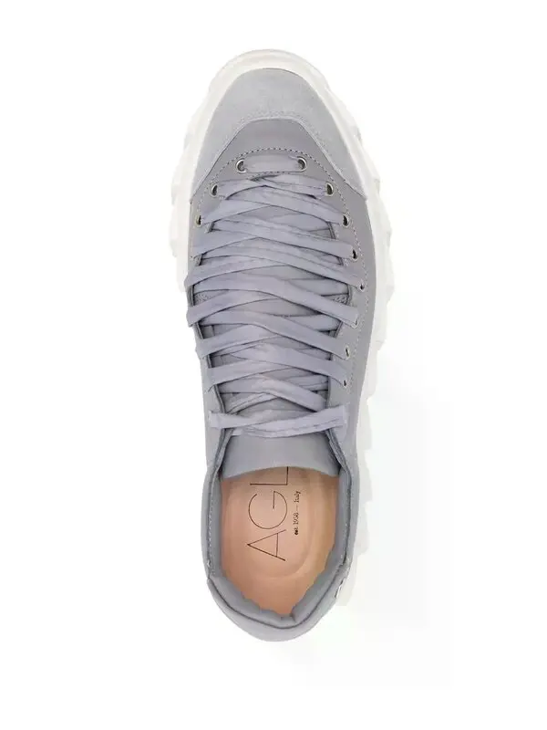 Agl Blondie Ties Leather Sneakers