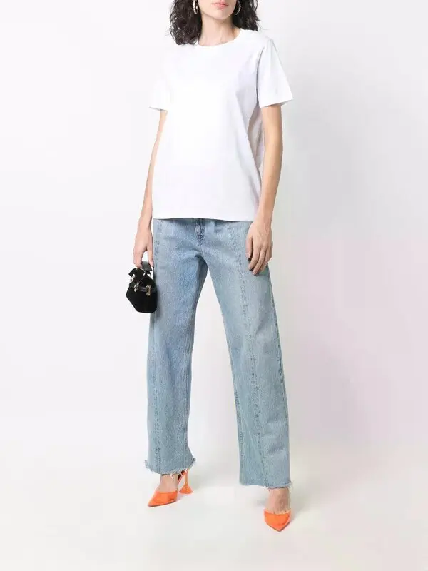 Balmain Flocked Logo T-shirt