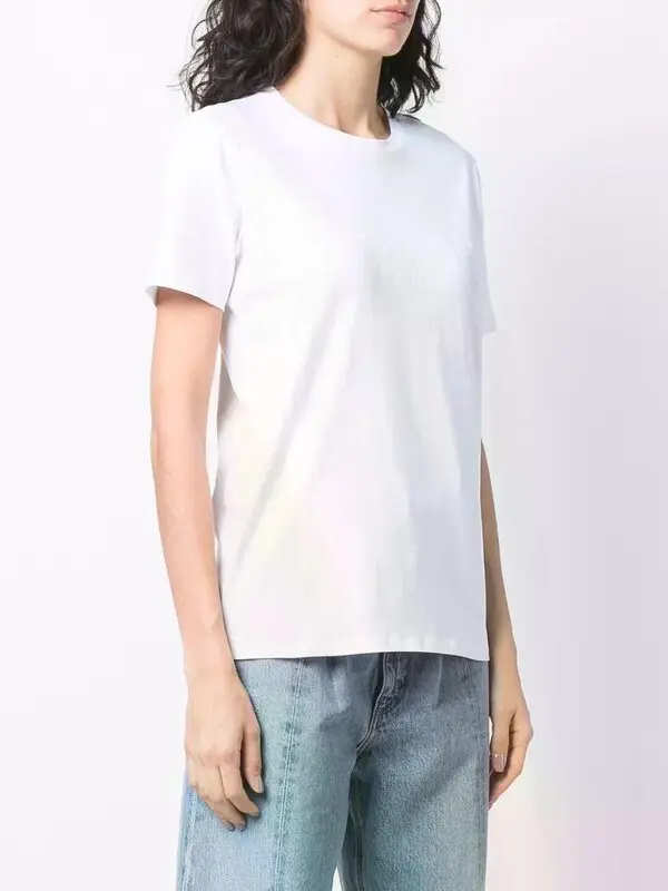 Balmain Flocked Logo T-shirt