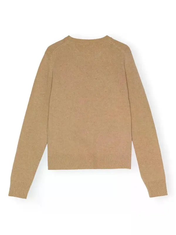 GANNI Intarsia-knit Cherries Jumper