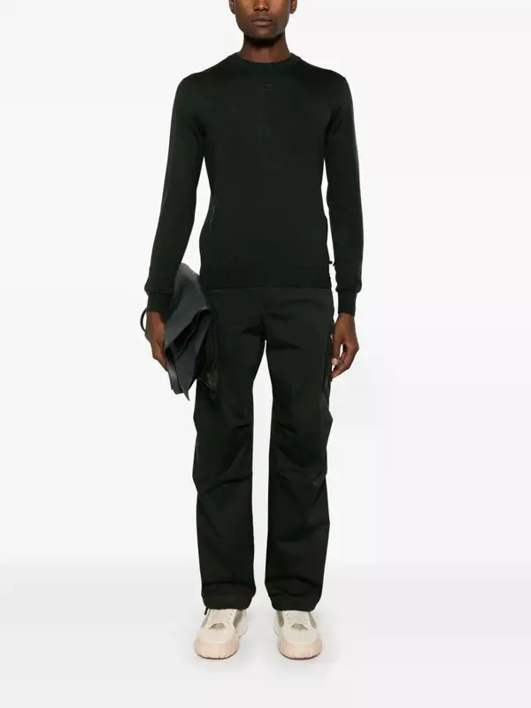 Fendi Virgin Wool C-neck Sweater - Green