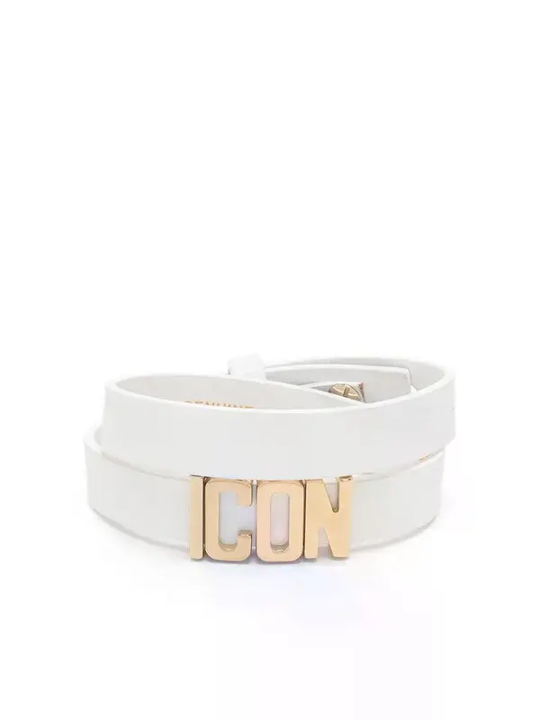 Dsquared2 Icon Wraparound Leather Bracelet