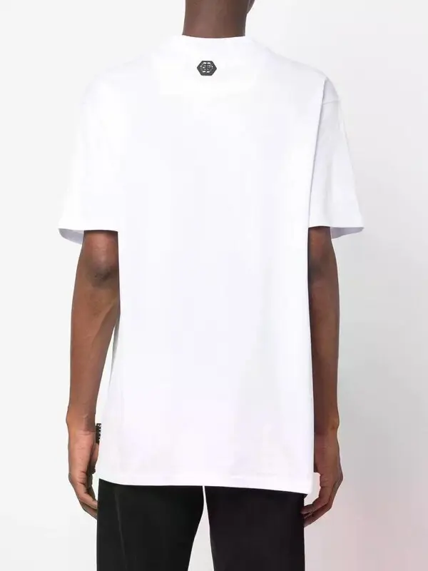 Philipp Plein Stones Logo-embellished T-shirt