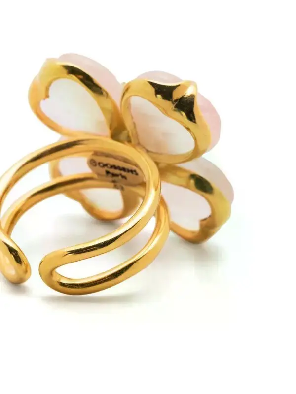 GOOSSENS Four-leaf Clover Gemstone Ring