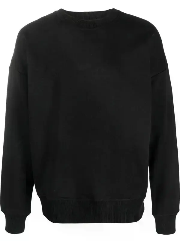 DIESEL® S-rob-megoval Cotton Sweatshirt - Black