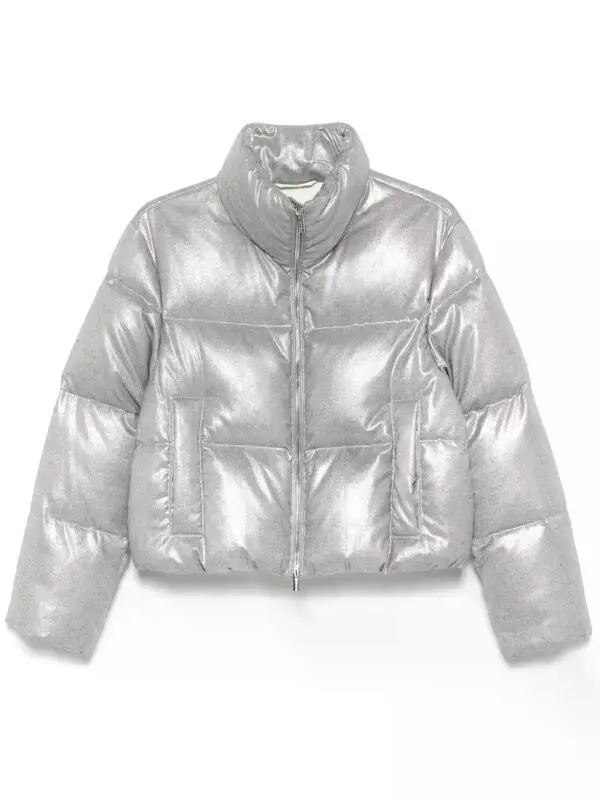 Peserico Lamé-effect Puffer Jacket