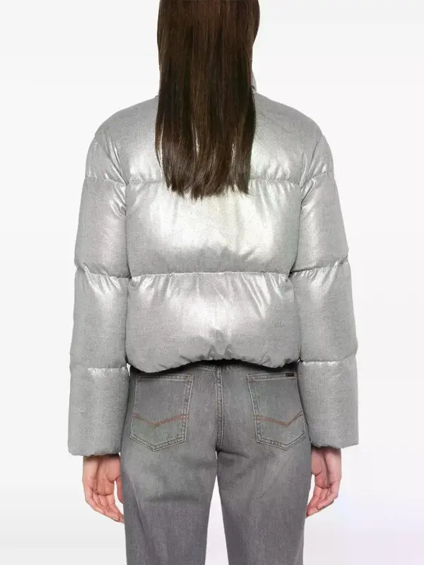 Peserico Lamé-effect Puffer Jacket