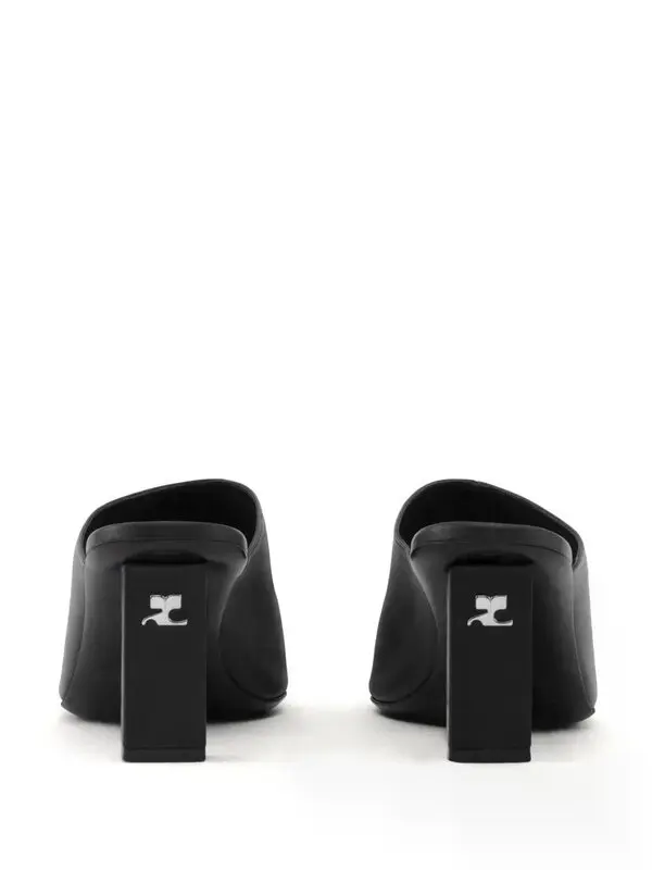 COURREGES 70mm Square-toe Leather Mules
