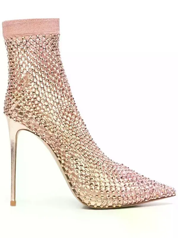LE SILLA Gilda 120mm Metallic Pumps - Pink