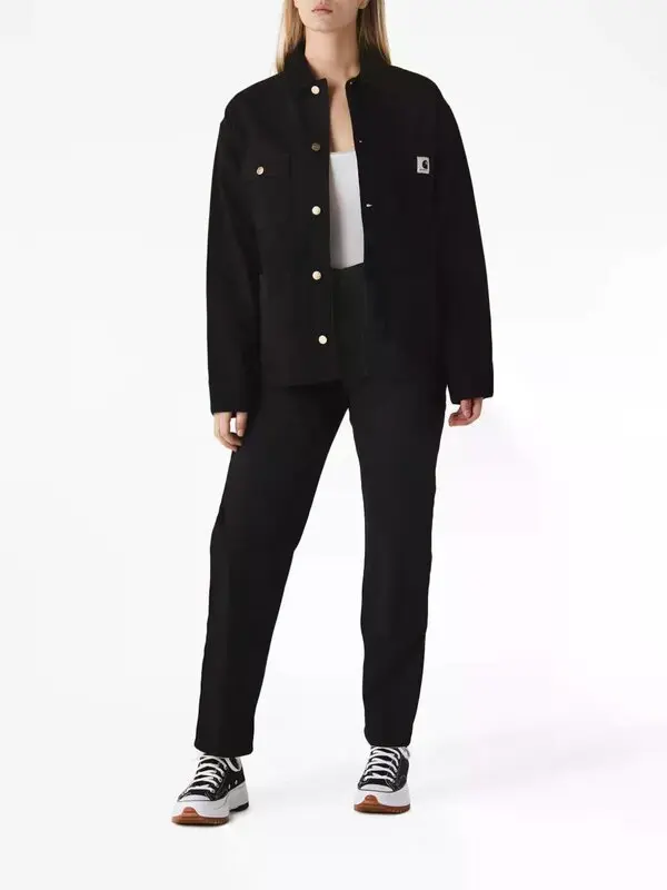 Carhartt Work In Progress Logo-patch Cotton Shirt Jacket