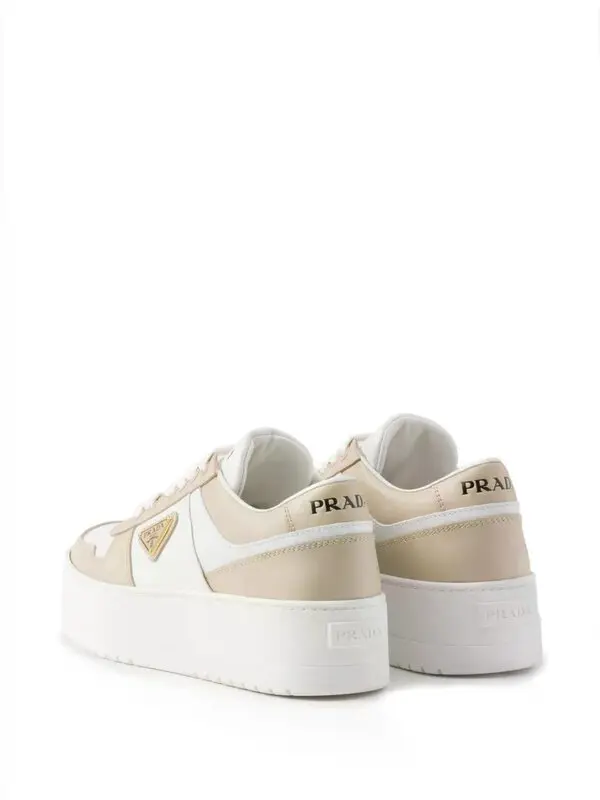 Prada Downtown Bold Leather Sneakers
