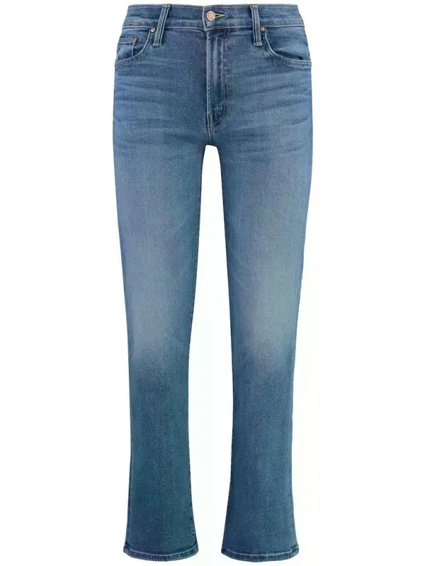MOTHER Cropped Skinny Jeans