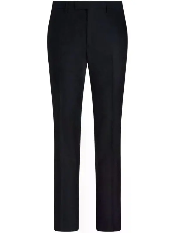 Etro Jacquard Tapered-leg Trousers
