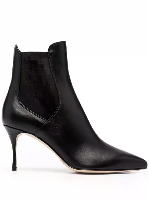 SERGIO ROSSI Godiva 80mm Chelsea Boots