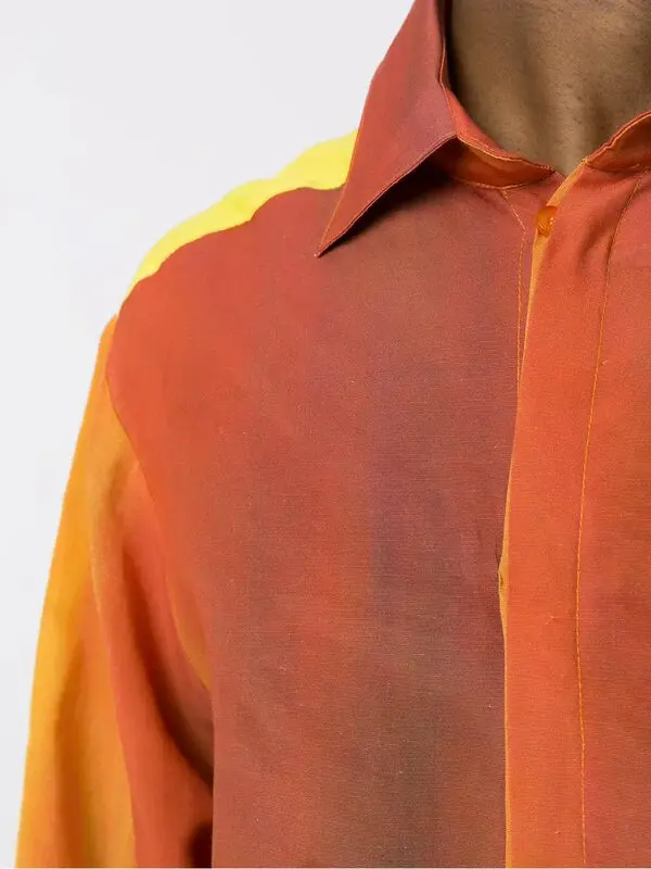 AMIR SLAMA Printed Long-sleeve Shirt