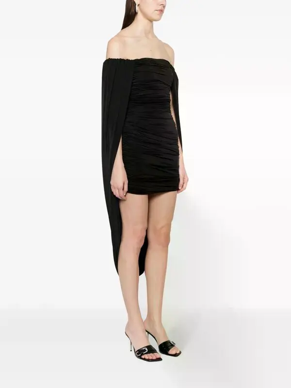 Giuseppe Di Morabito Off-shoulder Draped Mini Dress