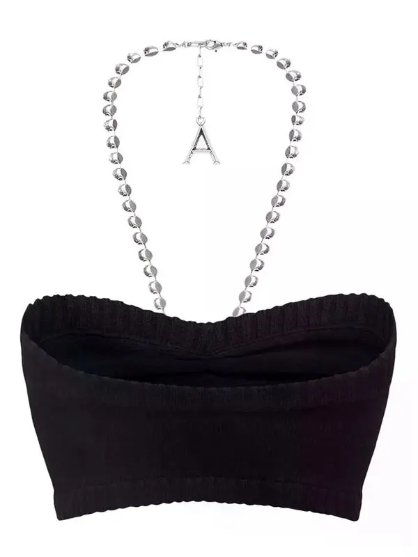 AREA Crystal Butterfly Knitted Bandeau