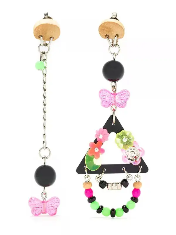 AMIR SLAMA Bead Detailing Earrings - Multicolour