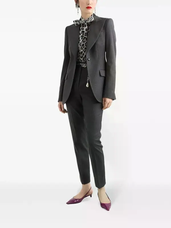 Dolce & Gabbana Pressed Crease Straight-leg Trousers