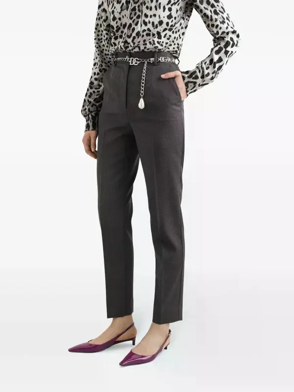 Dolce & Gabbana Pressed Crease Straight-leg Trousers