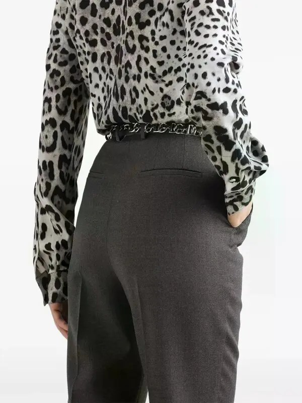 Dolce & Gabbana Pressed Crease Straight-leg Trousers