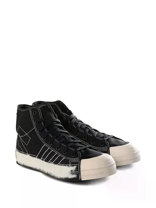 Y3 Nizza Hi Contrast-stitch Sneakers