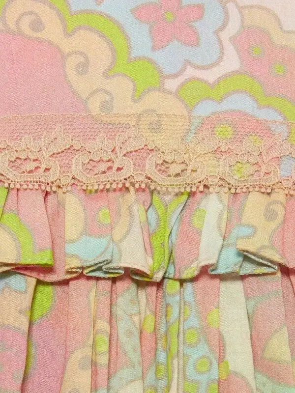 Gucci Floral-print Ruffle Dress