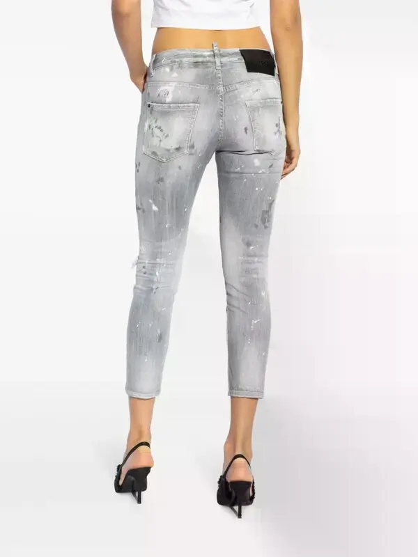 Dsquared2 Logo-patch Cotton-blend Jeans