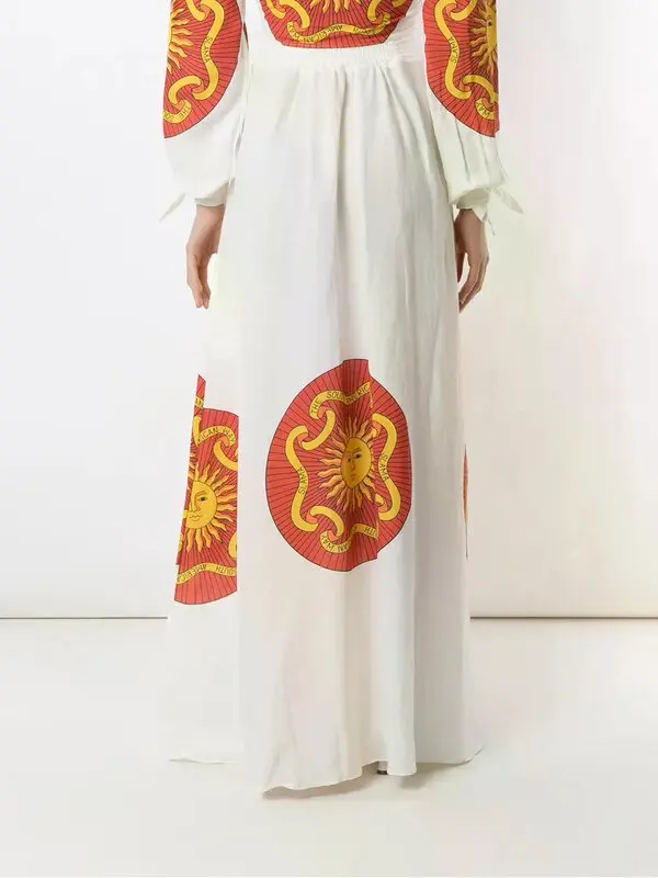 AMIR SLAMA Printed Long Skirt