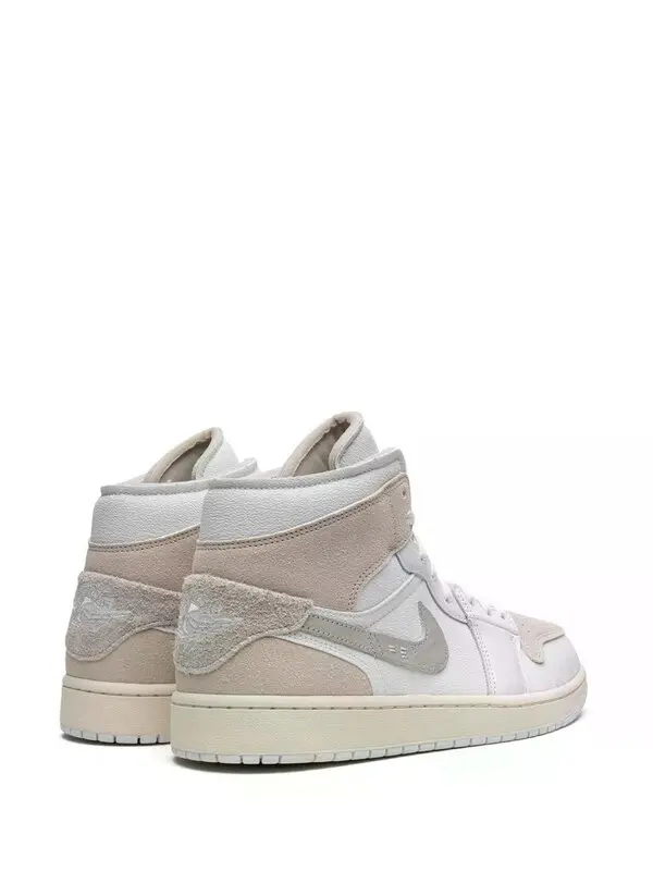 JORDAN Air 1 Mid Se Craft Tech Grey Sneakers - Neutrals