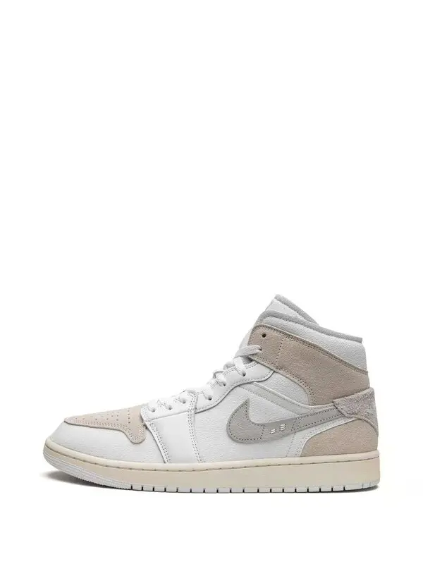 JORDAN Air 1 Mid Se Craft Tech Grey Sneakers - Neutrals