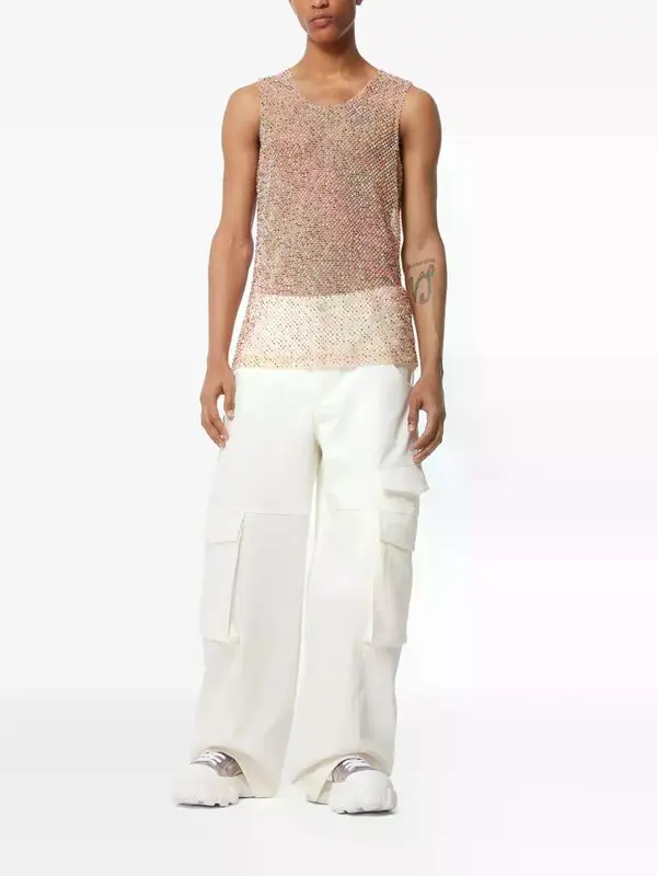 Gcds Embellished Tulle Tank Top