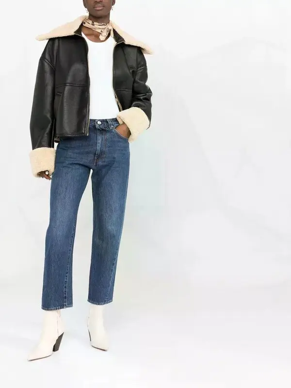 TOTEME Cropped Straight-leg Jeans