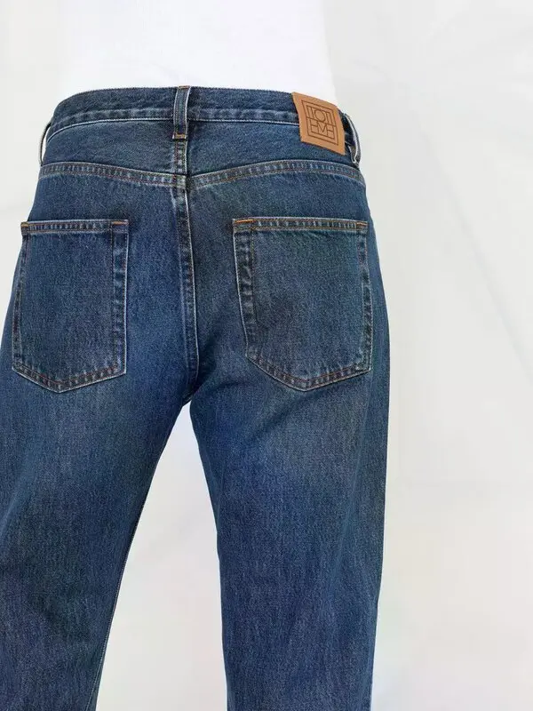 TOTEME Cropped Straight-leg Jeans