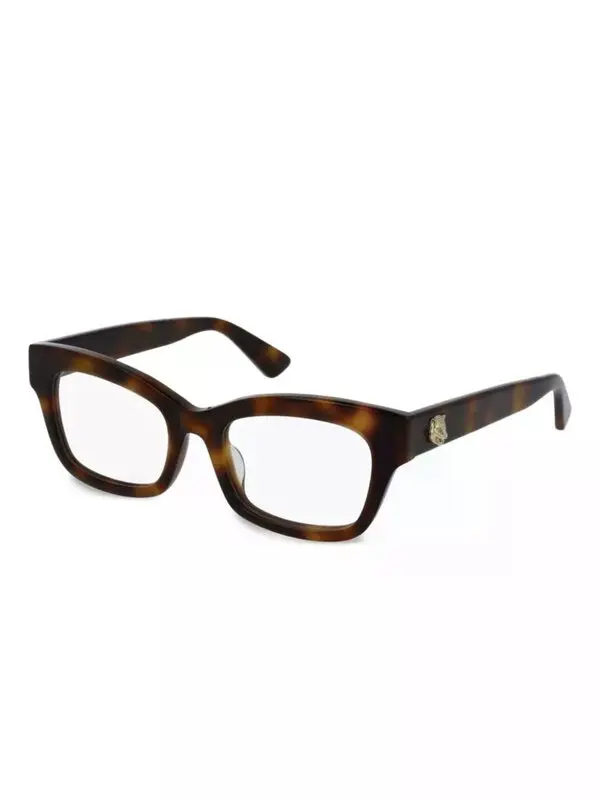 Gucci Butterfly-frame Eyeglasses - Brown