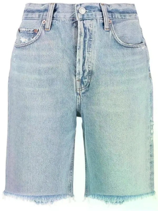 AGOLDE High-rise Knee-length Jeans - Blue