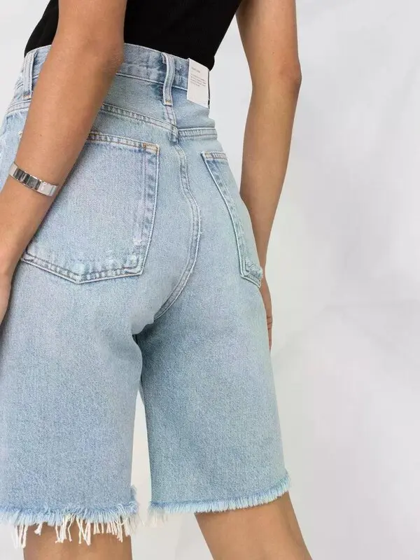 AGOLDE High-rise Knee-length Jeans