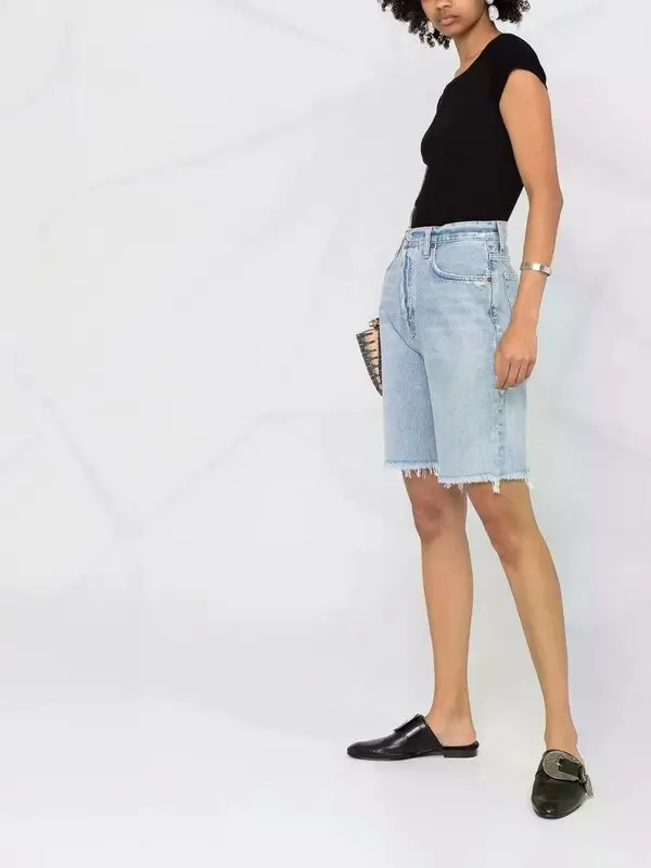 AGOLDE High-rise Knee-length Jeans