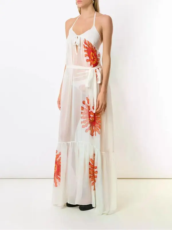 AMIR SLAMA Silk Long Dress