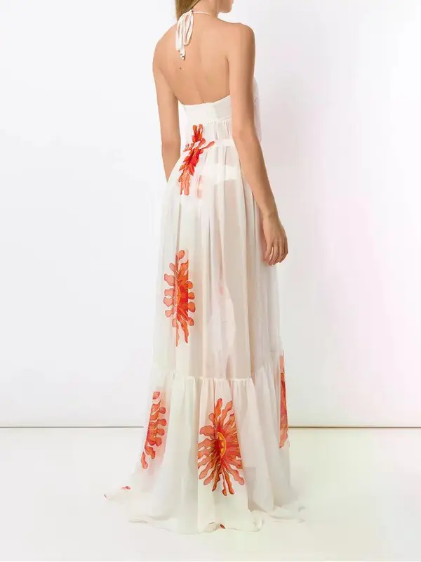 AMIR SLAMA Silk Long Dress