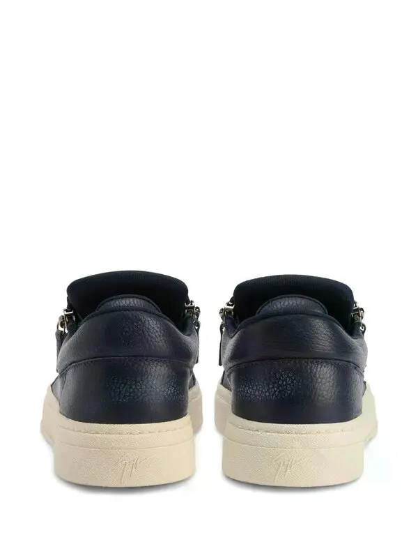 GIUSEPPE ZANOTTI Double-zip Low-top Sneakers - Blue